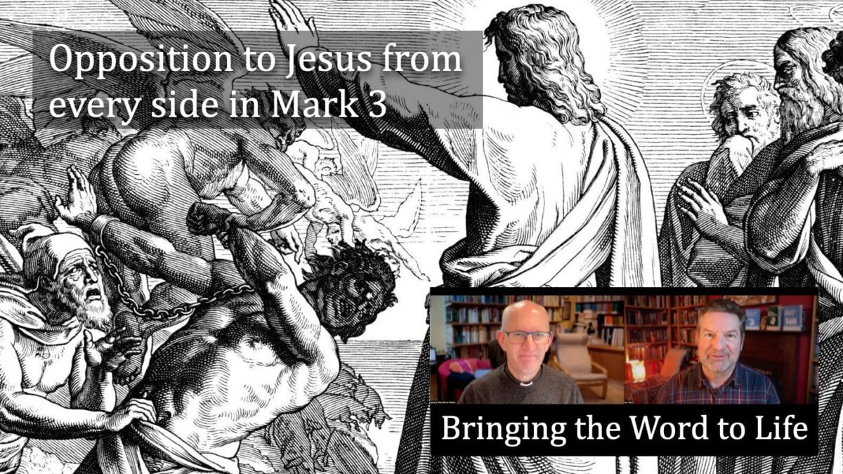 Opposition to Jesus from every side in Mark 3 video discussion | Psephizo